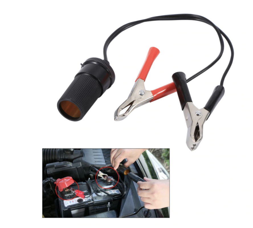 Optronics 12v DC Battery Adapter Cable with Alligator Clips for Philips ...