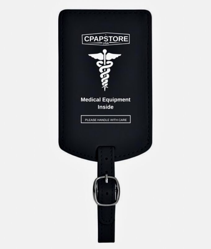 CPAP Store USA Identification Carry-On Luggage Tag for CPAP or BiPAP ...